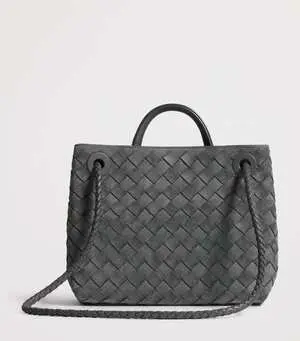 Bottega Veneta Small Suede Andiamo Top-handle Bag