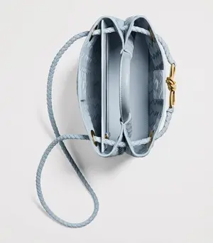 Bottega Veneta Small Suede Andiamo Top-handle Bag - Grey