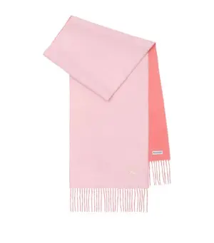 Burberry Cashmere Ekd Stamp Scarf - Pink