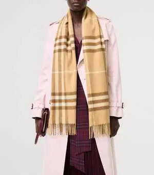 Burberry Cashmere Check Scarf