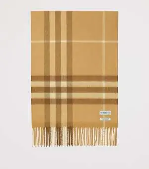 Burberry Cashmere Check Scarf