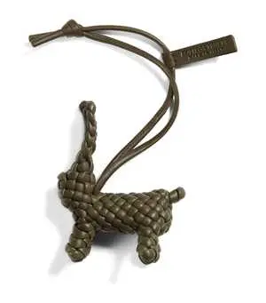 Bottega Veneta Intrecciato Leather Rabbit Charm