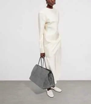 Bottega Veneta Large Suede Barbara Tote Bag