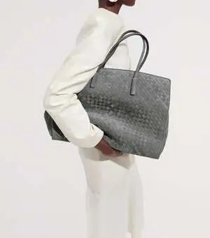 Bottega Veneta Large Suede Barbara Tote Bag