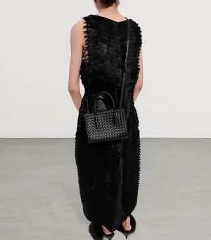 Bottega Veneta Barbara Woven Leather Tote Bag
