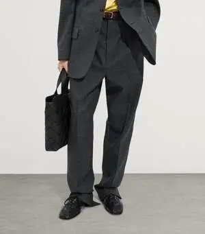 Bottega Veneta Leather Diago Briefcase