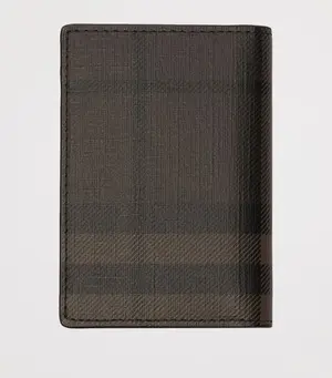Burberry City Check Folding Card Holder