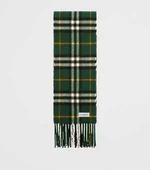 Burberry Cashmere Narrow Check Scarf