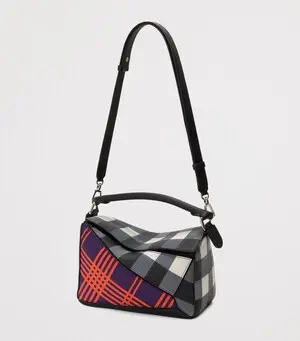 Loewe X Cosima Von Bonin Small Leather Puzzle Top-handle Bag