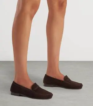 MALONE SOULIERS Suede Knightsbridge Loafers