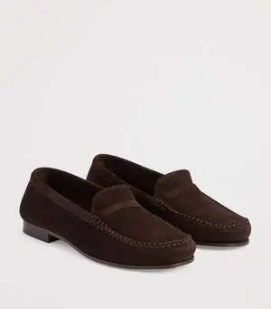 MALONE SOULIERS Suede Knightsbridge Loafers