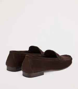 MALONE SOULIERS Suede Knightsbridge Loafers
