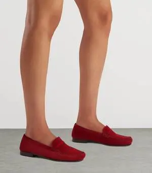 MALONE SOULIERS Suede Knightsbridge Loafers