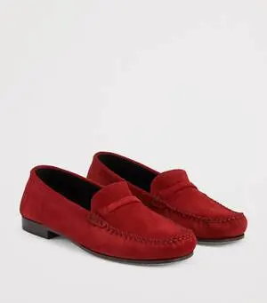 MALONE SOULIERS Suede Knightsbridge Loafers