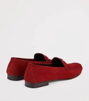 MALONE SOULIERS Suede Knightsbridge Loafers