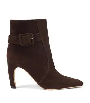 MALONE SOULIERS Suede Rowan Ankle Boots 90