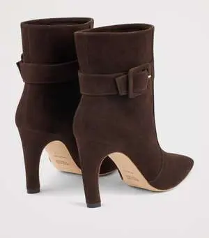 MALONE SOULIERS Suede Rowan Ankle Boots 90