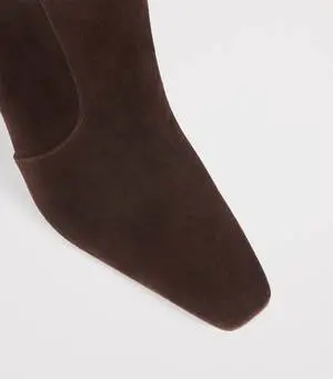 MALONE SOULIERS Suede Rowan Ankle Boots 90