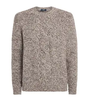 Herno Wool-blend Crew-neck Sweater - Brown