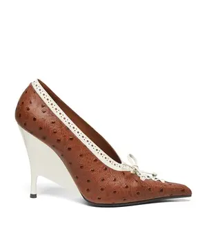 Alexander McQueen Leather Koko Pumps 105
