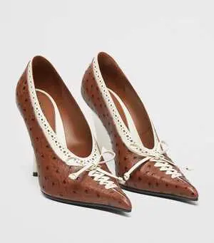 Alexander McQueen Leather Koko Pumps 105