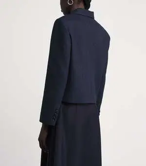 Maje Cropped Sequin Blazer