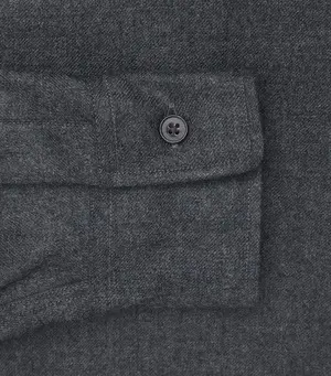 Auralee Wool Flannel Shirt