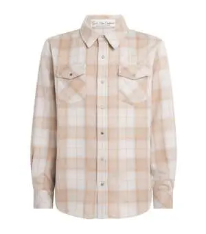 GOD'S TRUE CASHMERE Cashmere Tartan Overshirt