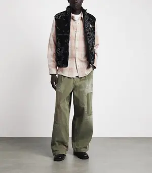 GOD'S TRUE CASHMERE Cashmere Tartan Overshirt