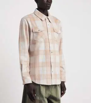 GOD'S TRUE CASHMERE Cashmere Tartan Overshirt