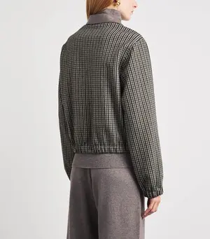 Fabiana Filippi Houndstooth Bomber Jacket