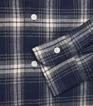 BARBA NAPOLI Cotton Check Shirt