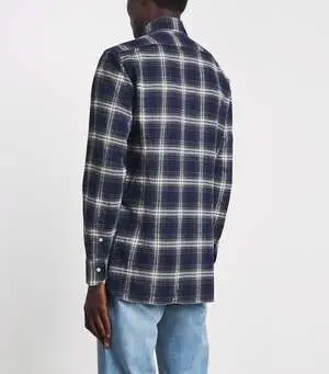 BARBA NAPOLI Cotton Check Shirt