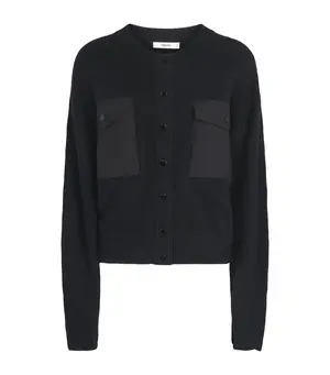 FRAME Cashmere Patch-pocket Cardigan