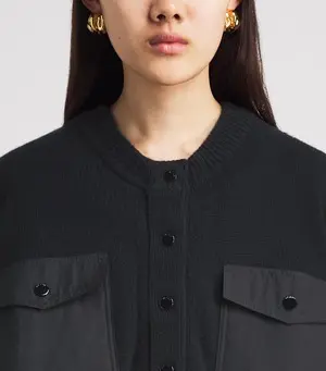 FRAME Cashmere Patch-pocket Cardigan