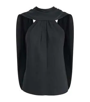 Simkhai Satin Scarlett Top