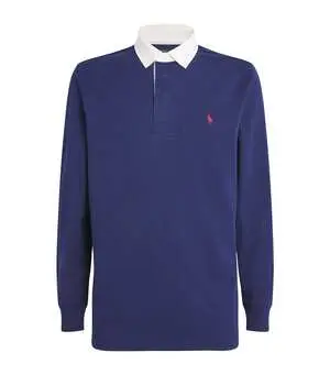 Polo Ralph Lauren Cotton The Iconic Rugby Shirt - Navy
