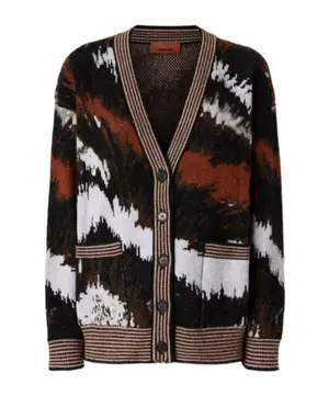 Missoni Abstract-print Buttoned Cardigan