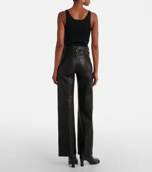 FRAME High-waisted Casual Pants