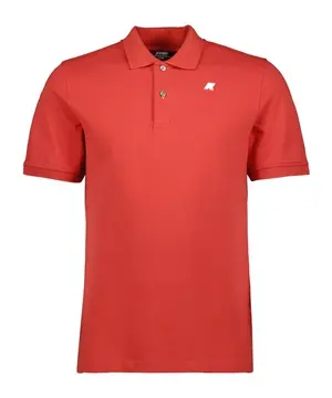 K-WAY Logo Patch Short-sleeved Polo Shirt