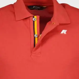 K-WAY Logo Patch Short-sleeved Polo Shirt