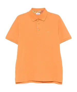 Etro Piqué-weave Polo Shirt