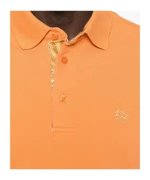 Etro Piqué-weave Polo Shirt