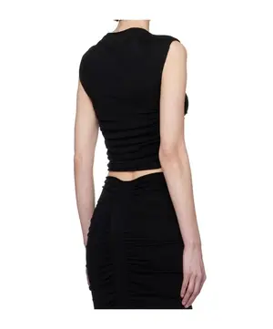 Alexander Wang Ruched Crewneck Top