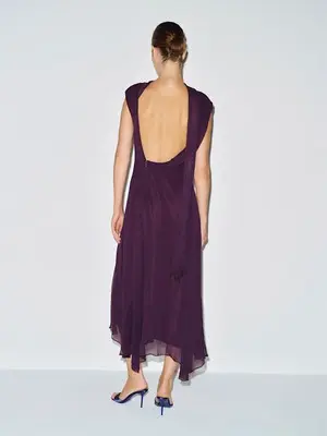 REFORMATION Sleeveless High Neck Dress
