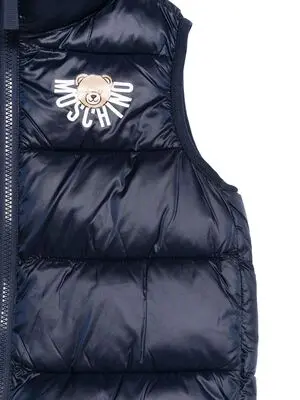 Moschino Logo-detail Quilted Gilet