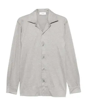 LARDINI Buttoned Long-sleeve Shirt