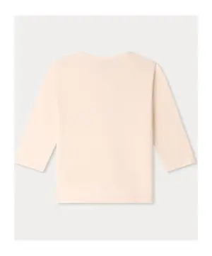 Bonpoint Crewneck Long Sleeve T-shirt With Printed Pattern - No