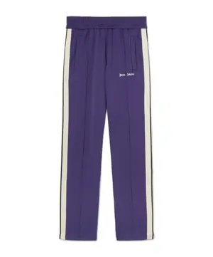 Palm Angels Logo Embroidered Track Pants - Blue
