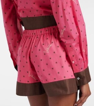 Valentino Garavani Printed Cotton Shorts